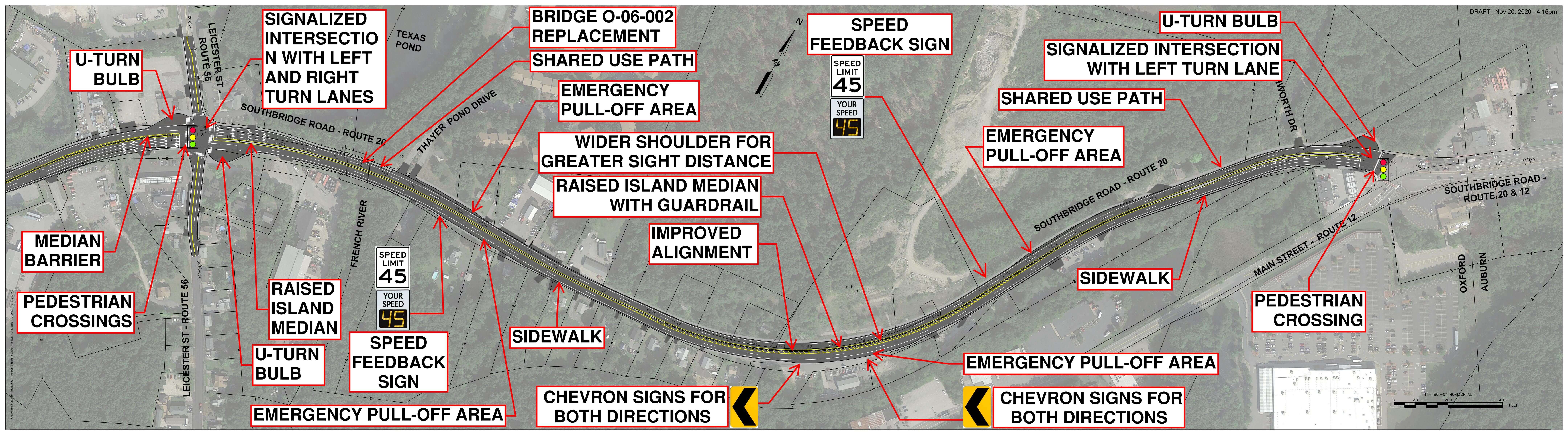 Project images - Route 20 reconstruction in Charlton & Oxford | Mass.gov
